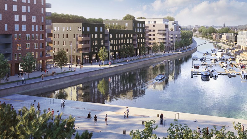 Rives Ardentes : un écoquartier qui devient réalité à Liège